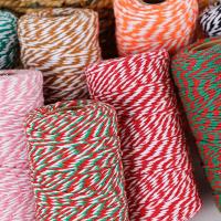 China MSD 2mm Double Color Twine String Cotton Cords Rope For Gift Wrapping MSD Other Style for sale