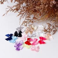 China Custom Logo Printed Adjustable Satin Ribbon Bow for Gift Packing MSD 196 Solid Colors for sale