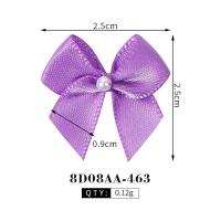 China Custom Logo Printed Adjustable Satin Ribbon Bow for Gift Packing MSD 196 Solid Colors for sale