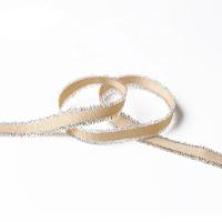 China Solid Color Polyester Silver Purl Grosgrain Fringe Ribbon for DIY Craft Projects for sale