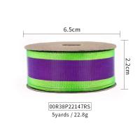 China Festival Celebrate MSD Wire Edge Colorful Ribbon for Christmas Day and Valentine's Day for sale