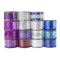 China MSD 38mm Wire Edge Ribbon for Crafts DIY Gift Package Wrapping RIBBONS Pattern SOLID COLOR for sale