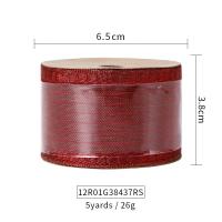 China MSD 38mm Wire Edge Ribbon for Crafts DIY Gift Package Wrapping RIBBONS Pattern SOLID COLOR for sale
