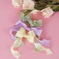 China Pleated Ribbon Lace Ruffle Fishtail Yarn Ribbon Flower Art Packaging Linen Cake Box Strap for sale