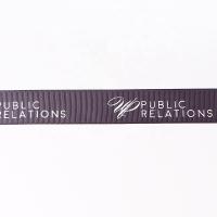 China Custom Logo Printed Grosgrain Ribbon for Personalized Gifts and Branding for sale