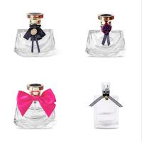 China Ribbon Bow Style MSD OEM Gift Bow Perfume Bottle Bows with Elastic Pre Tied Ribbon Bows for sale