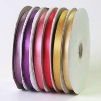 China Polyester Gold/Silver Purl Satin Ribbon 100% Polyester 7 Days Sample Order Lead Time for sale