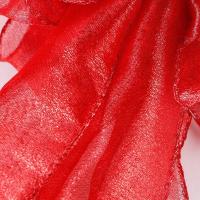 China Polyester MSD Ribbon Premade Big Red Organza Ribbon Bow With Wired Edge Gift Wrapping In Bulk for sale