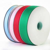 China Double Face Woven Ribbon Polyester Cotton Ribbon with Samples for sale