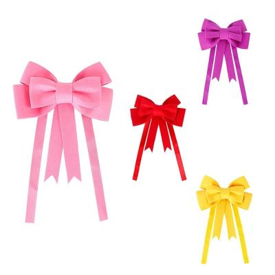 China Color Fastness Up to 4 Level Non-Woven Ribbon Bow for Wedding Decoration Handmade Bow for sale