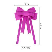China Color Fastness Up to 4 Level Non-Woven Ribbon Bow for Wedding Decoration Handmade Bow for sale