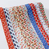 China OEM ODM Supported 25mm 100 Yards Thermal Transfer Printed Ribbon for Christmas Wrapping for sale
