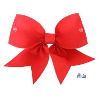China Large Bows for Car Decoration Giant Red Car Bows in Eye-Catching Floral Design for sale