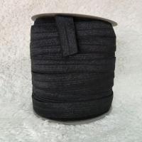 China Garment 15mm Width Custom Printed Solid Color FOE Headband Elastic Ribbon for Hair Tie for sale