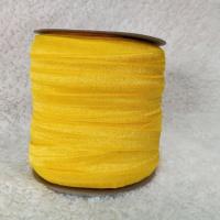 China Garment 15mm Width Custom Printed Solid Color FOE Headband Elastic Ribbon for Hair Tie for sale