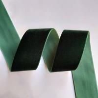 China Single Face Velvet Ribbon Beautiful Accent for Christmas Tree Decoration for sale