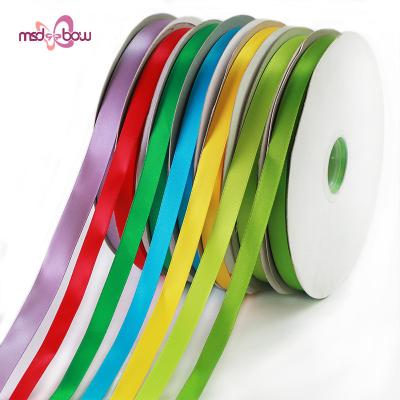 China 196 Colors 16mm Satin Ribbon for Perfume and Gift Packaging Wide Range of Colors for sale