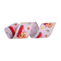 China Christmas Decoration MSD Customized Wired Edge Ribbons For Wreaths Burlap Ribbon for sale