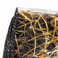 China Unique Bat and Spider Design Organza Ribbon Wired Style for Halloween Gift for sale