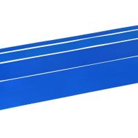 China 16mm Double Face Blue Satin Ribbon in Solid Color for Wedding Invitations for sale