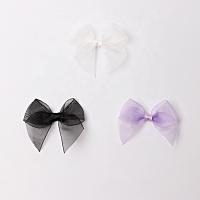 China Mini Ribbon Bow Pre Made with Organza Material in Budget-friendly Colors for sale