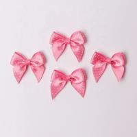 China Support 7 Days Sample Order Lead Time Polka Dot Printed Handmade Fabric Ribbon Bows for sale