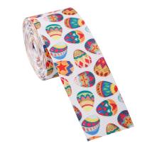 China Gift Wrapping Must-Have 3.8cm Double Face Easter Bunny Ribbon with Cute Cartoon Print for sale
