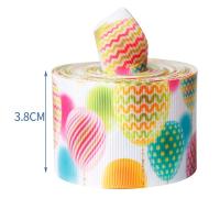 China Double Face Printed Grosgrain Fabric Ribbon 38mm Top Choice for Easter Day Decoration for sale