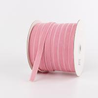 China Sustainable 100% Polyester Velvet Ribbon with OEM Service from Factor for sale