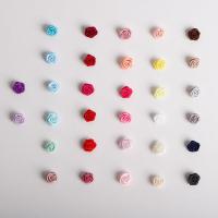 China 200pcs/pp Multi-color Polyester Satin Ribbon Flowers for Underwear and Hair Accessories for sale