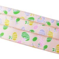 China Polyester Easter Wired Edge Ribbon 2.5 Inch for Holiday Decoration from MSD for sale