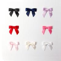 China MSD Solid Color Satin Ribbon Bows for Small Bouquet Packaging and Bottle Decoration for sale