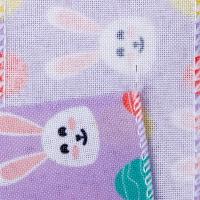 China Colorful 2.5 inch Easter Wired Ribbon Happy Holiday Decor with 2-1/2