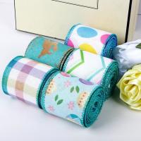 China Sustainable Printed Easter Ribbon for Crafts Project Decoration 2.5 inch MSD Ribbons for sale