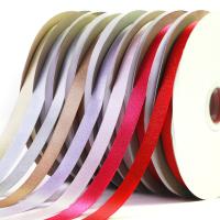 China Selling Silver Metallic 100% Polyester Satin Ribbon with 7 Days Sample Order Lead Time for sale