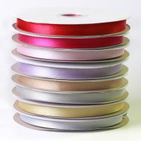 China Selling Silver Metallic 100% Polyester Satin Ribbon with 7 Days Sample Order Lead Time for sale