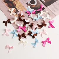 China MSD Handmade Hair Bow with Clip and Free Sample of Polyester Satin Ribbon for sale