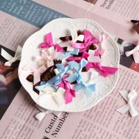China MSD Handmade Hair Bow with Clip and Free Sample of Polyester Satin Ribbon for sale