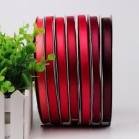 China Custom Single Face High Tenacity Polyester Satin Ribbon for Gift Packaging in Bulk for sale