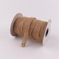 China Stock Jute Burlap Ribbon for Gift Wrapping Solid Color Decorative Ribbon Christmas for sale