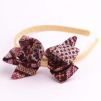 China 2019 Newest Design Fancy Polyester Hairbands for Children Alligator Clips Included for sale