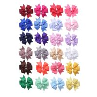 China Clip Hair Bow Style Decoration Fancy Grosgrain Ribbon Hair Bows for Girls Hair Ornament for sale