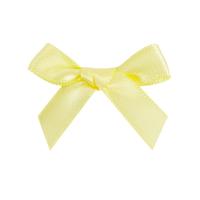 China Small Ribbon Bow in Elegant Satin Sustainable Purple Bow for Wedding Box Decoration for sale