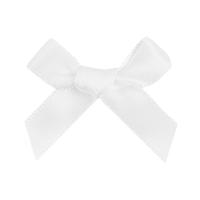 China Small Ribbon Bow in Elegant Satin Sustainable Purple Bow for Wedding Box Decoration for sale