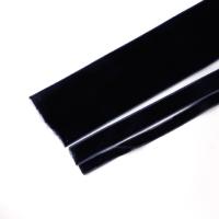 China Single Face Style Double Sided Black Velvet Ribbon with Velvet Fabric Type for sale