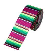 China Craft Blanket Fiesta Stripes Serape Traditional Grosgrain Printed Ribbon 25mm Mexican for sale