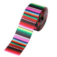 China Craft Blanket Fiesta Stripes Serape Traditional Grosgrain Printed Ribbon 25mm Mexican for sale