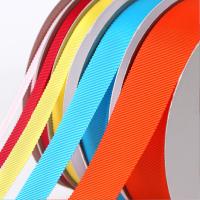 China 49 Colors Rayon Stripe Hat Petersham Viscose Grosgrain Ribbon with Printed Design for sale