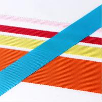 China 49 Colors Rayon Stripe Hat Petersham Viscose Grosgrain Ribbon with Printed Design for sale