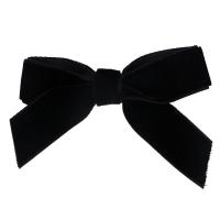China 4 Colors Velvet Bows Hair Clips for Girls Up to 4 Level Color Fastness and Eco-friendly for sale